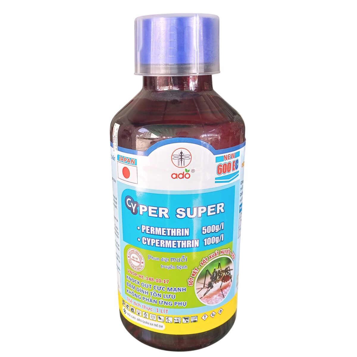 Cyper Super 600EC - Thuốc diệt muỗi giá rẻ, tốt - Pestakill