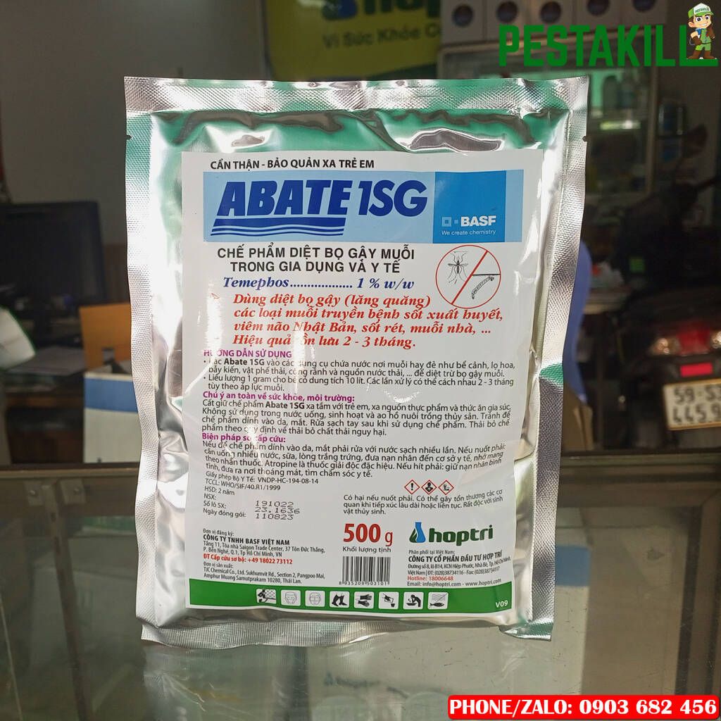 Abate 1SG - Thuốc diệt lăng quăng, bọ gậy muỗi - Pestakill