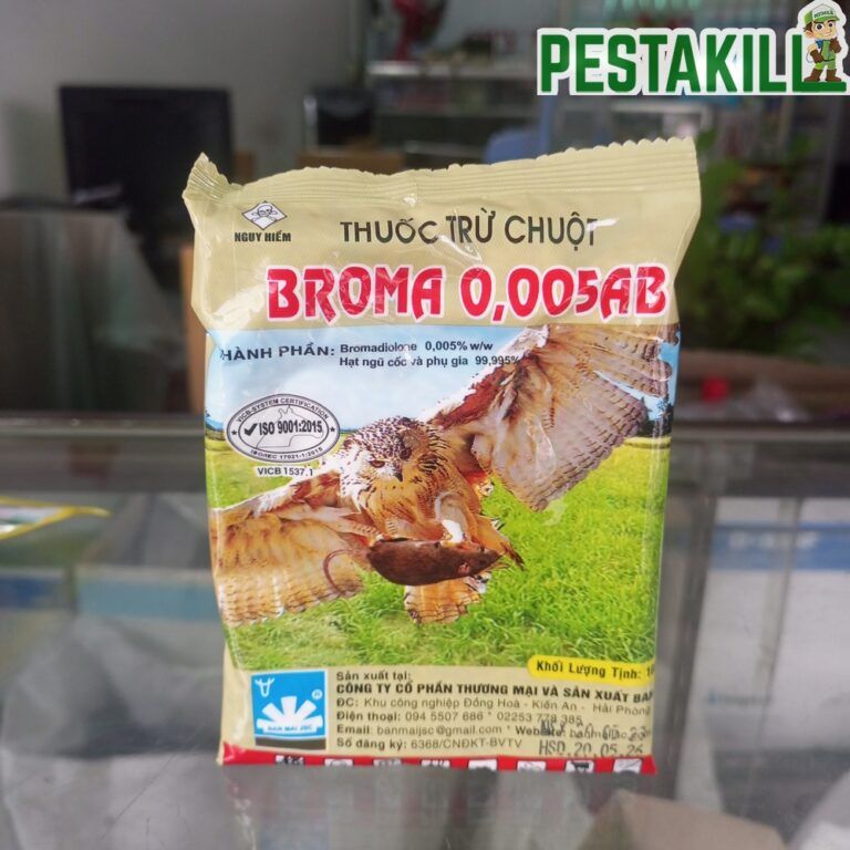 Broma 0.005AB - Thuốc diệt chuột dạng bả mồi - Pestakill